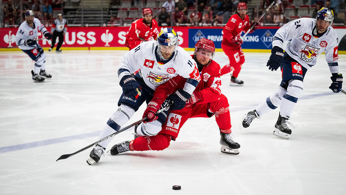 PENNY DEL - Red Bulls und Adler feiern Siege am 2. CHL-Spieltag